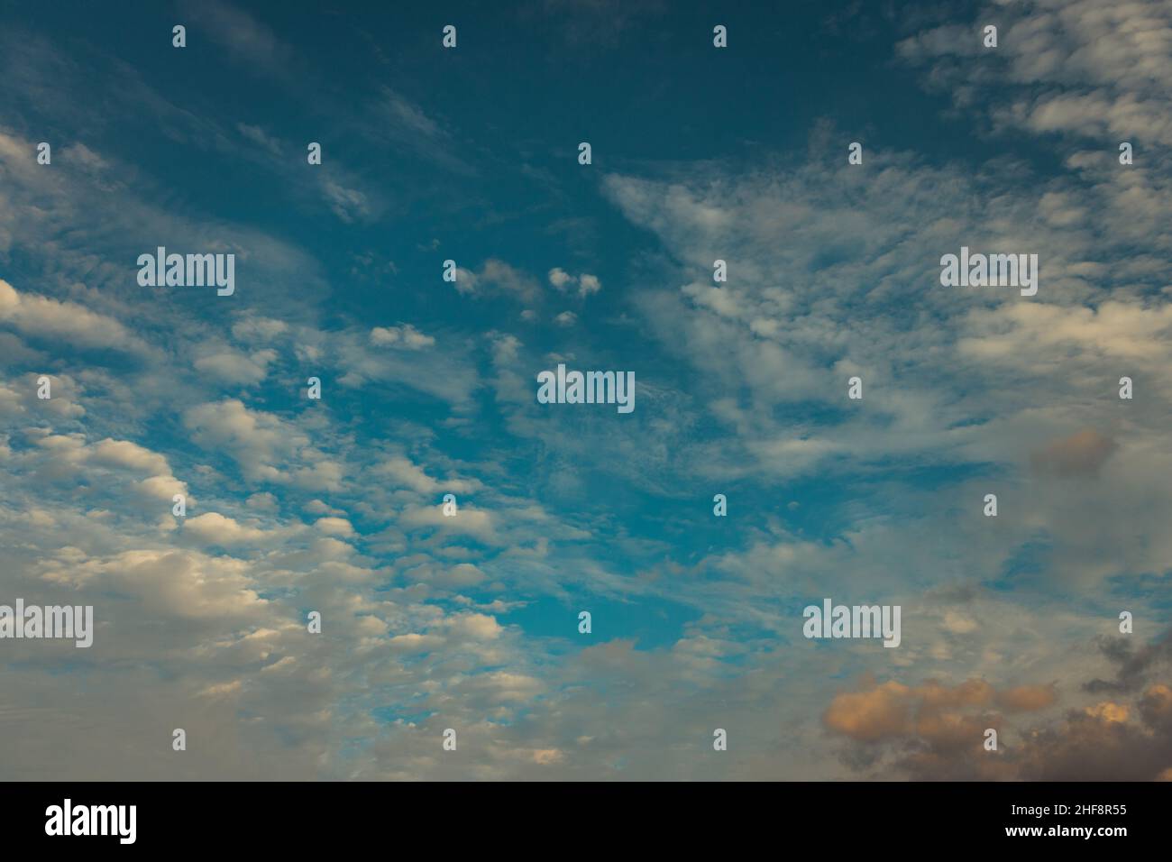 Cinematic cloud Sky. Natural sky beautiful and cinematic sunset texture ...