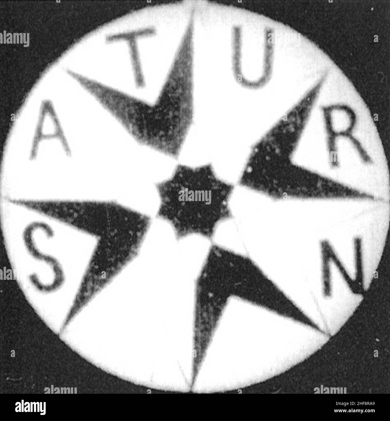 Saturn-Film Logo ab1908 Stock Photo - Alamy