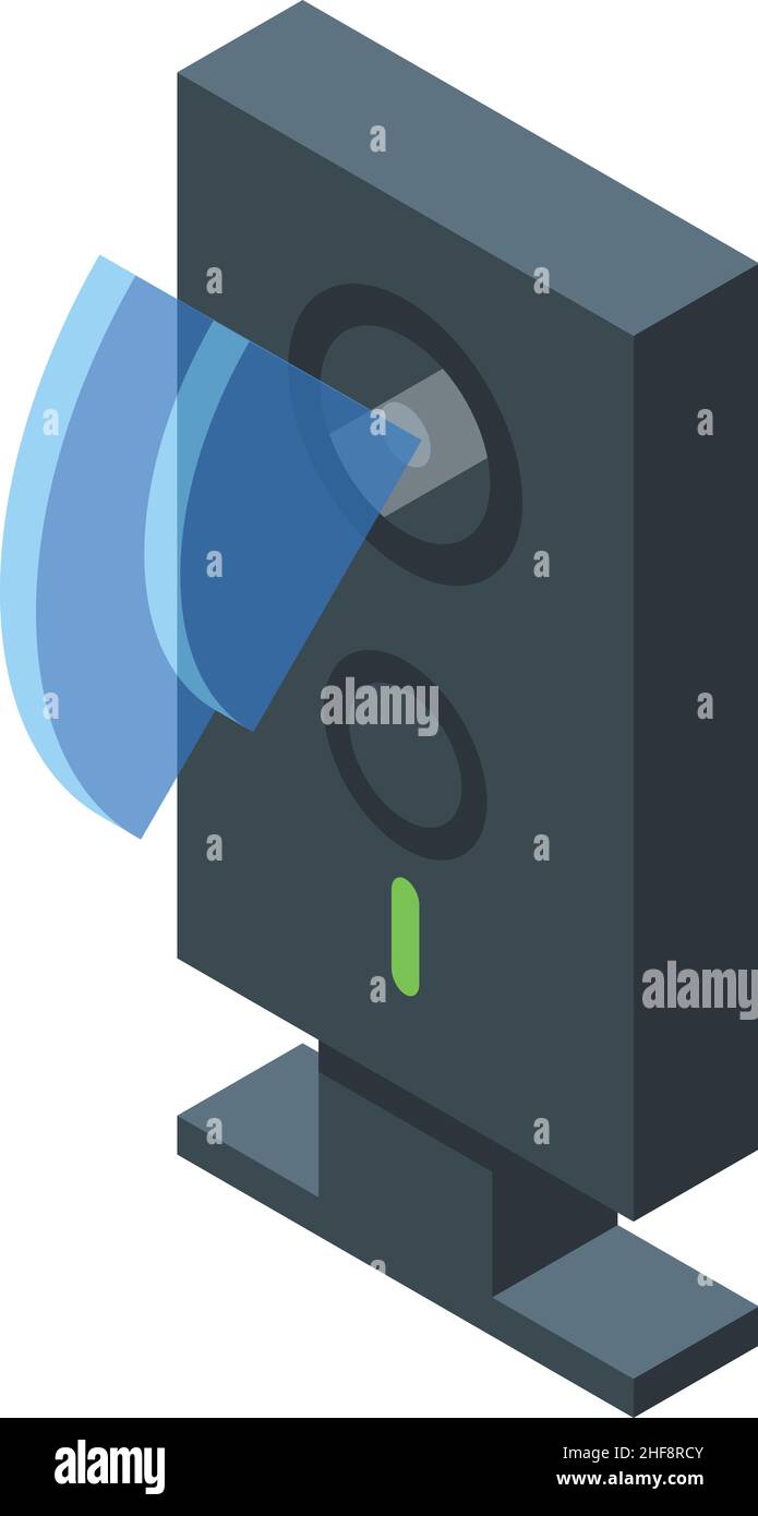 Drive sensor icon isometric vector. Car traffic. Smart system Stock ...