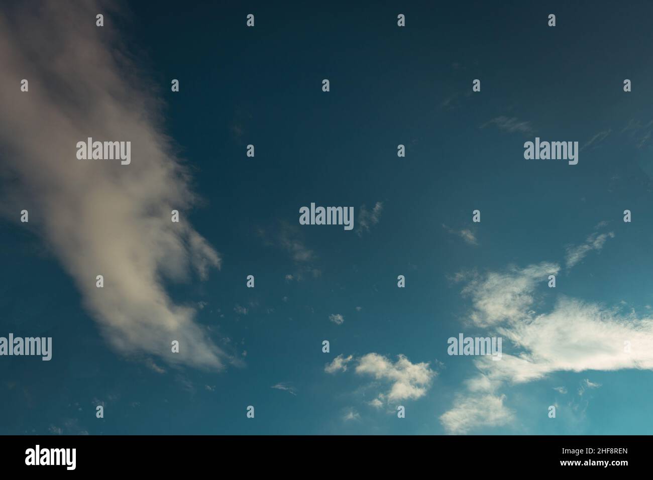 Cinematic cloud Sky. Natural sky beautiful and cinematic sunset texture ...