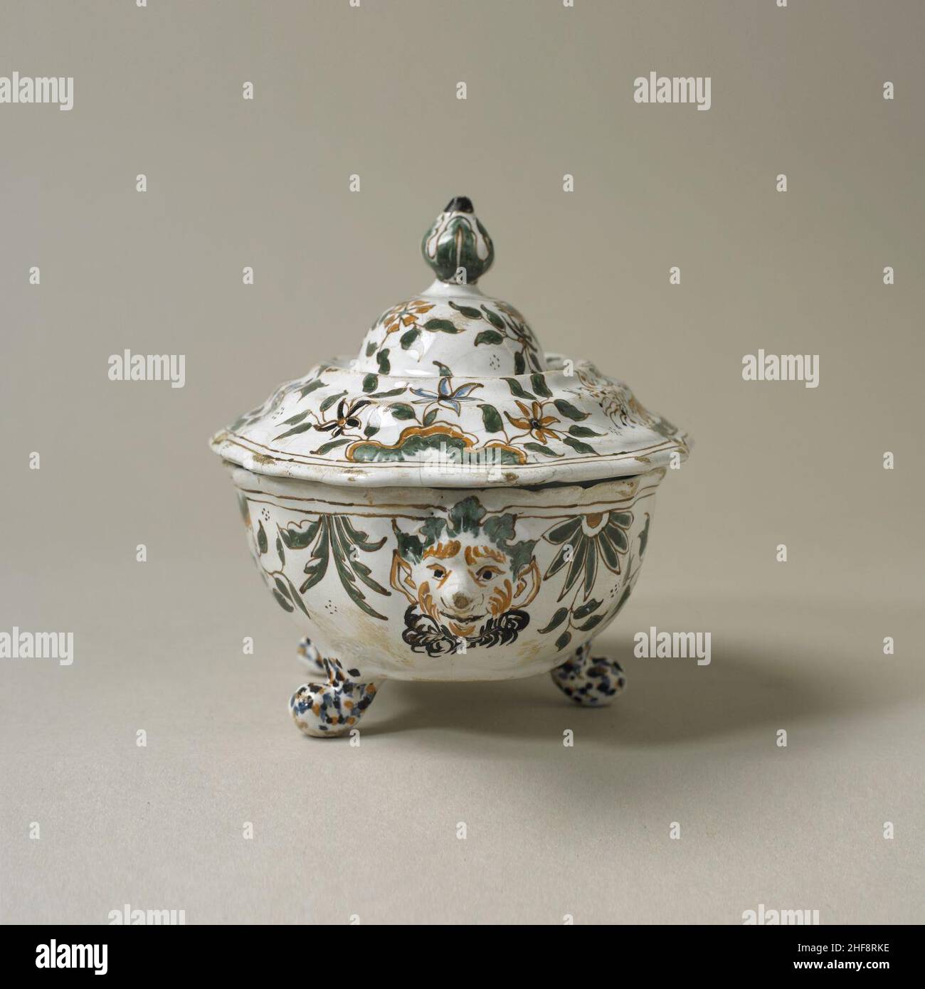 Sauce Tureen And Lid (France), 1760s–80s Stock Photo - Alamy
