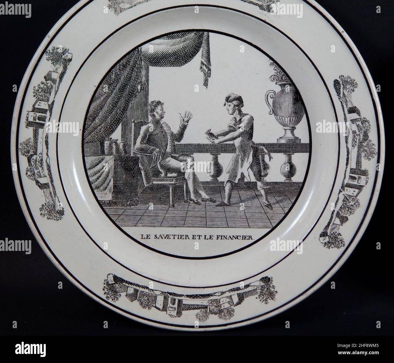 Savetier et financier 1810 Stock Photo - Alamy