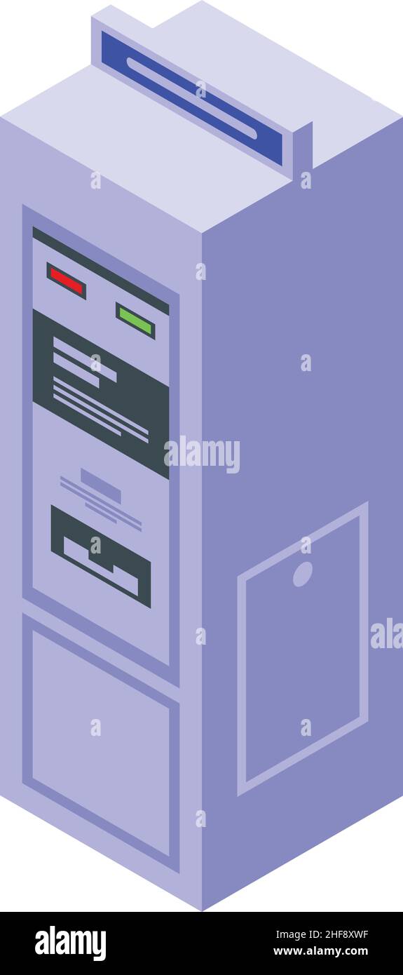 Train station vending machine Stock Vector Images - Alamy