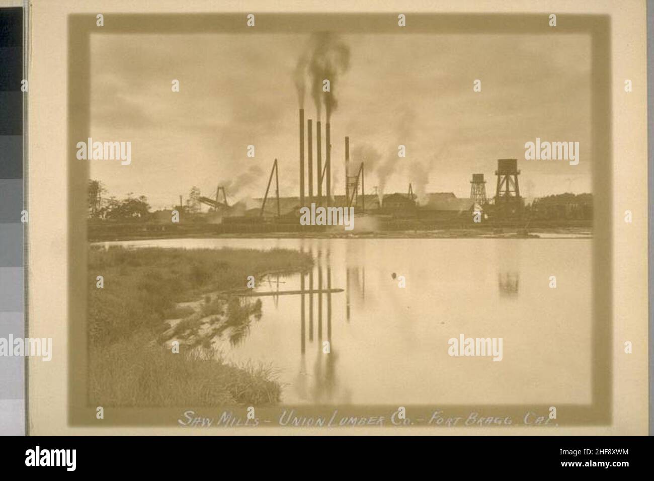 Saw Mills - Union Lumber Co. - Fort Bragg, Cal Stock Photo - Alamy