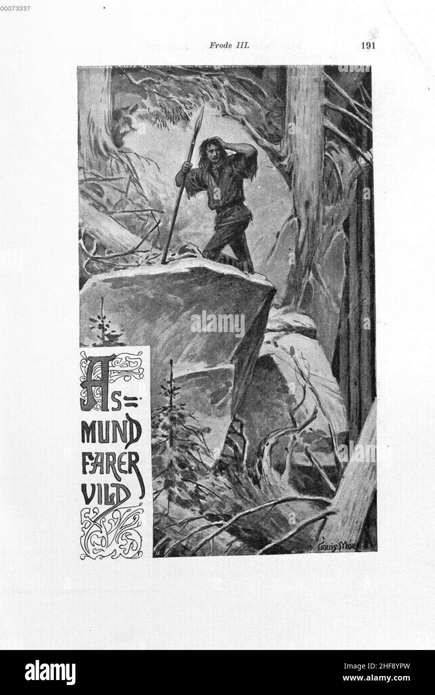 Saxo Grammaticus - Frederik Winkel Horn - Louis Moe (1898 Stock Photo ...