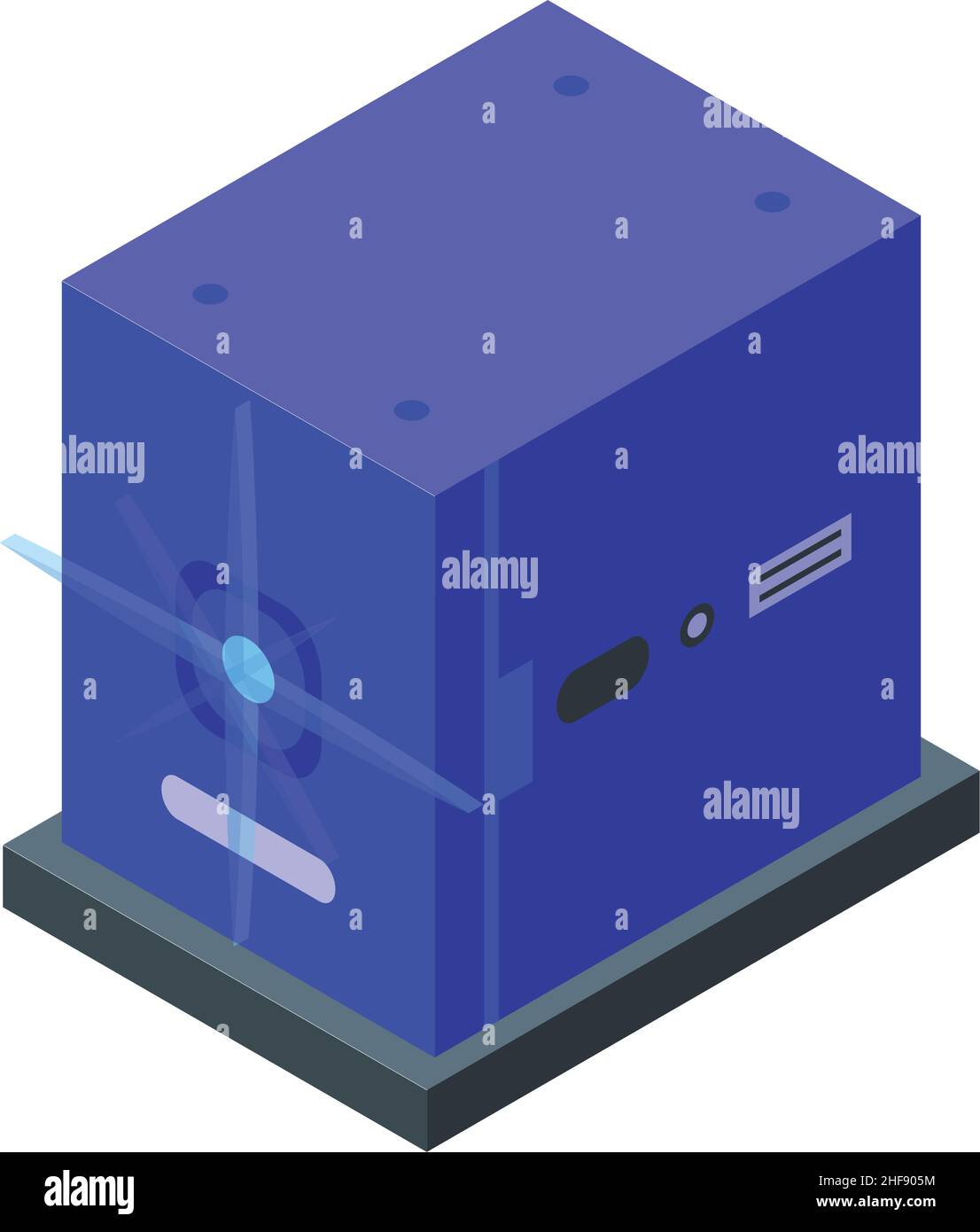 Hologram digital icon isometric vector. Planet engine. Future jet Stock ...
