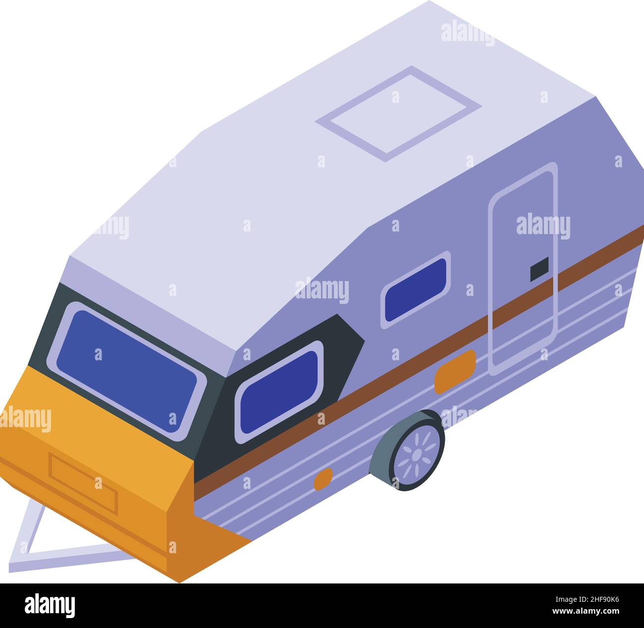 Travel trailer teardrop Stock Vector Images - Alamy