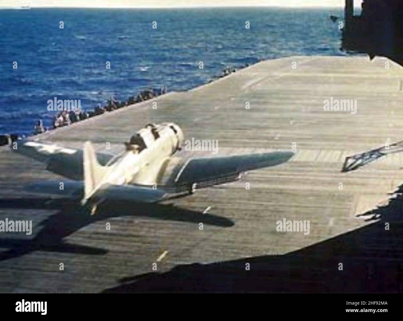 SBD launching from Enterprise 19 Jun 1944 Stock Photo - Alamy