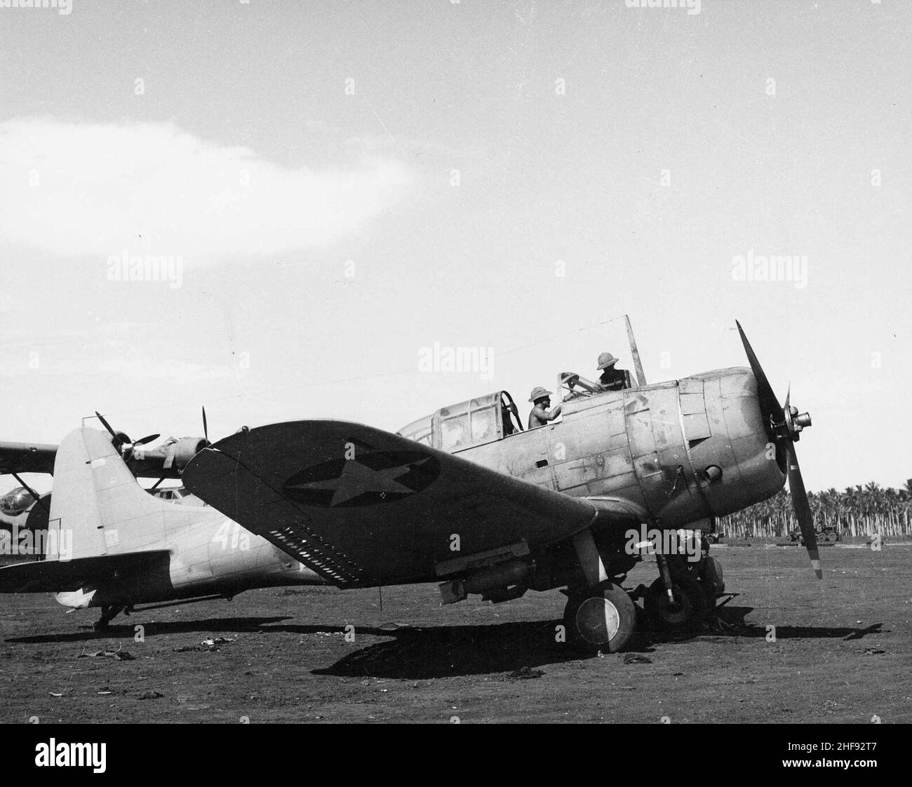 SBD-4 VMSB-233 Guadalcanal 1943 Stock Photo - Alamy