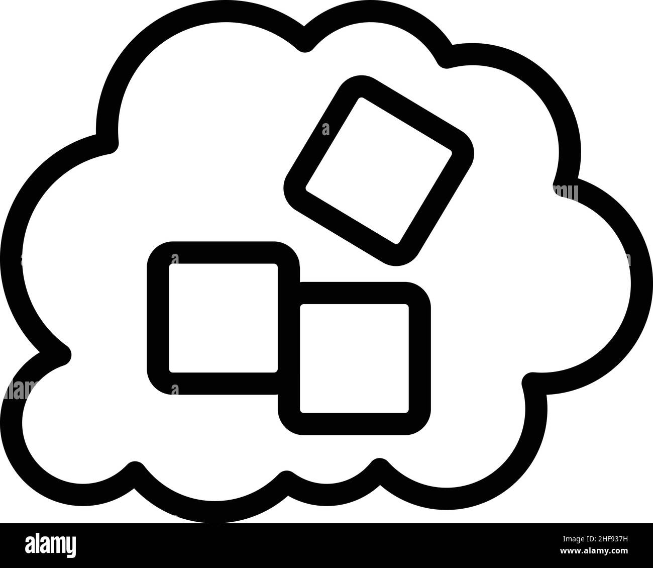 Fine motor skills icon outline vector. Game toy. Montessori development ...