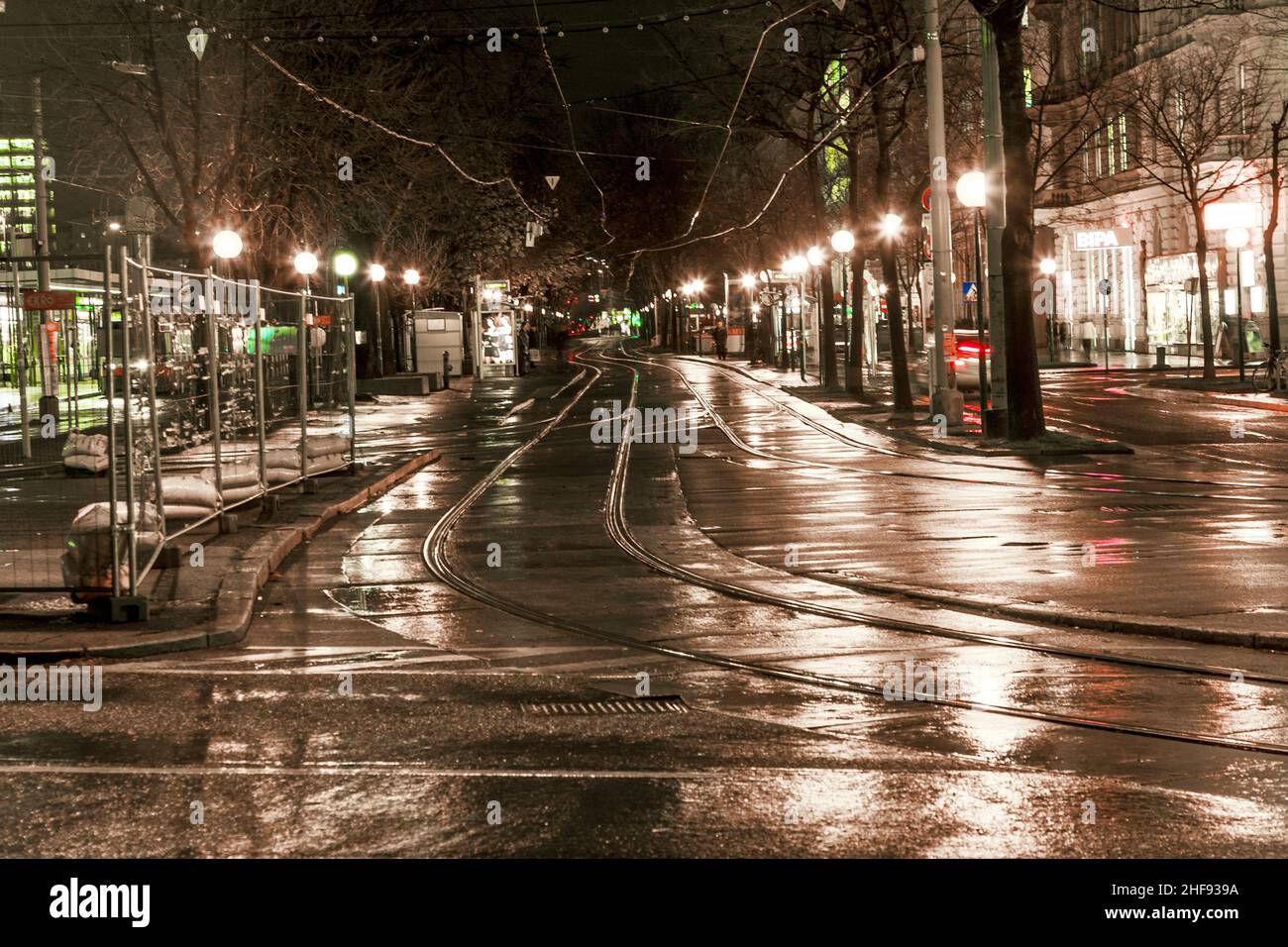 Trolley rails hi-res stock photography and images - Alamy