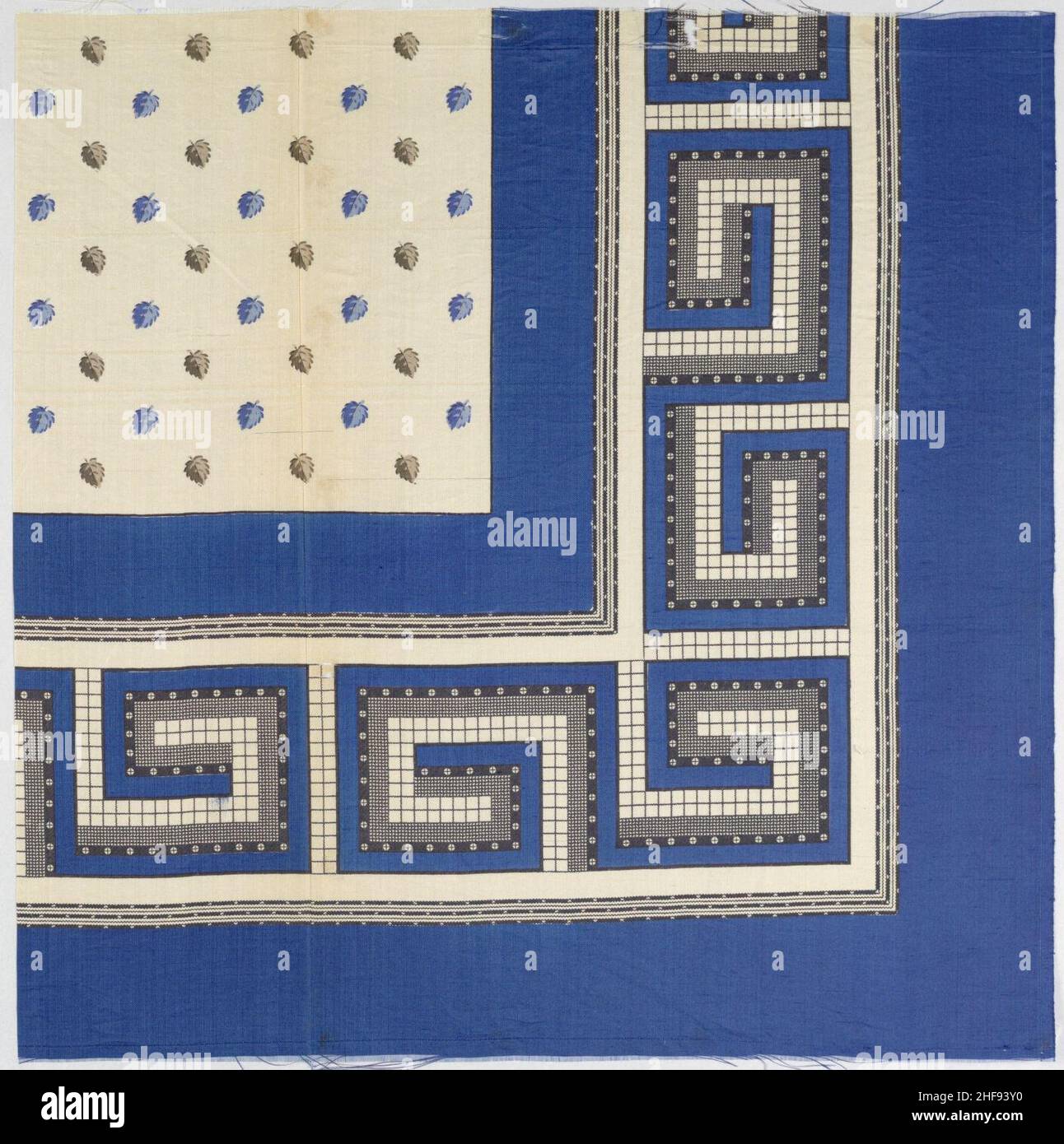 Scarf Sample (France), mid-19th century Stock Photo - Alamy