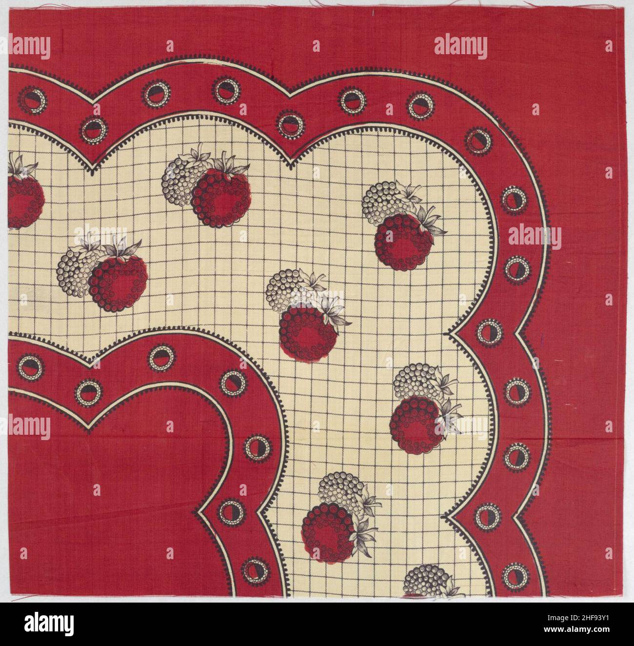 Scarf Sample (France), mid-19th century Stock Photo - Alamy