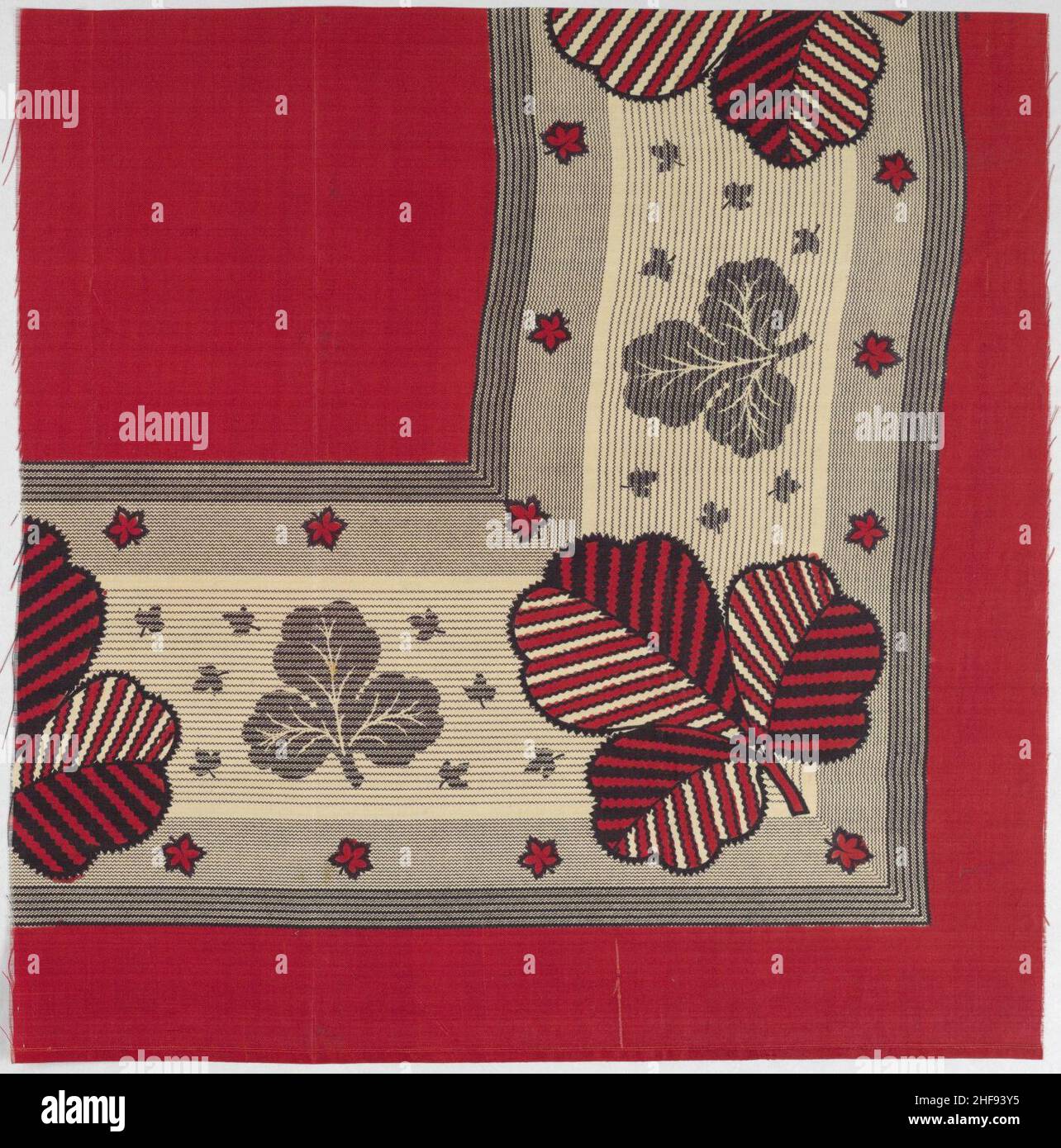 Scarf Sample (France), mid-19th century Stock Photo - Alamy