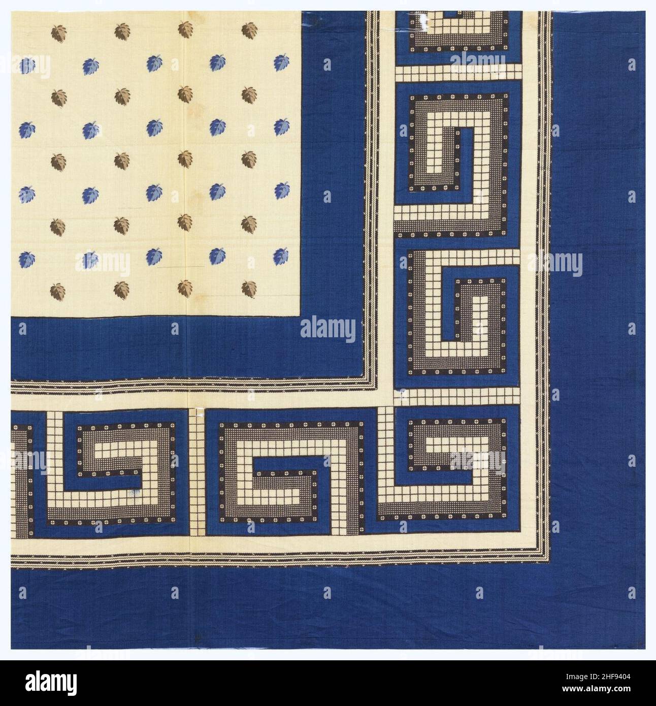 Scarf Sample (France), mid-19th century Stock Photo - Alamy