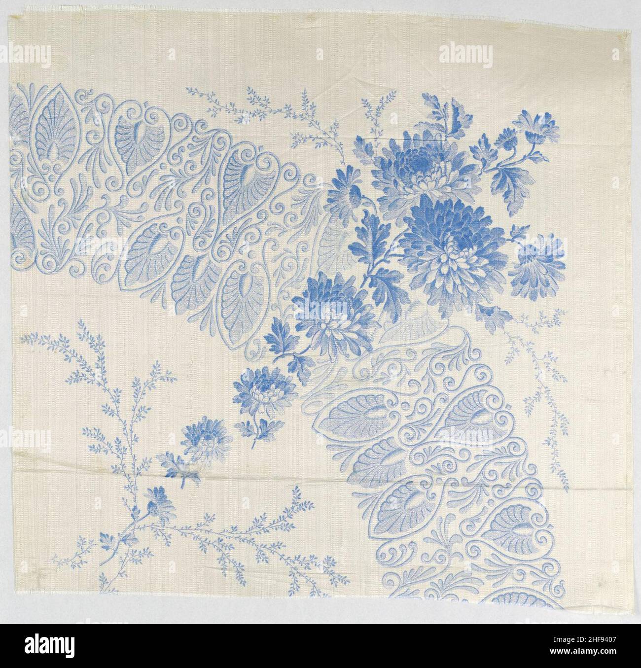 Scarf Sample (France), mid-19th century Stock Photo - Alamy