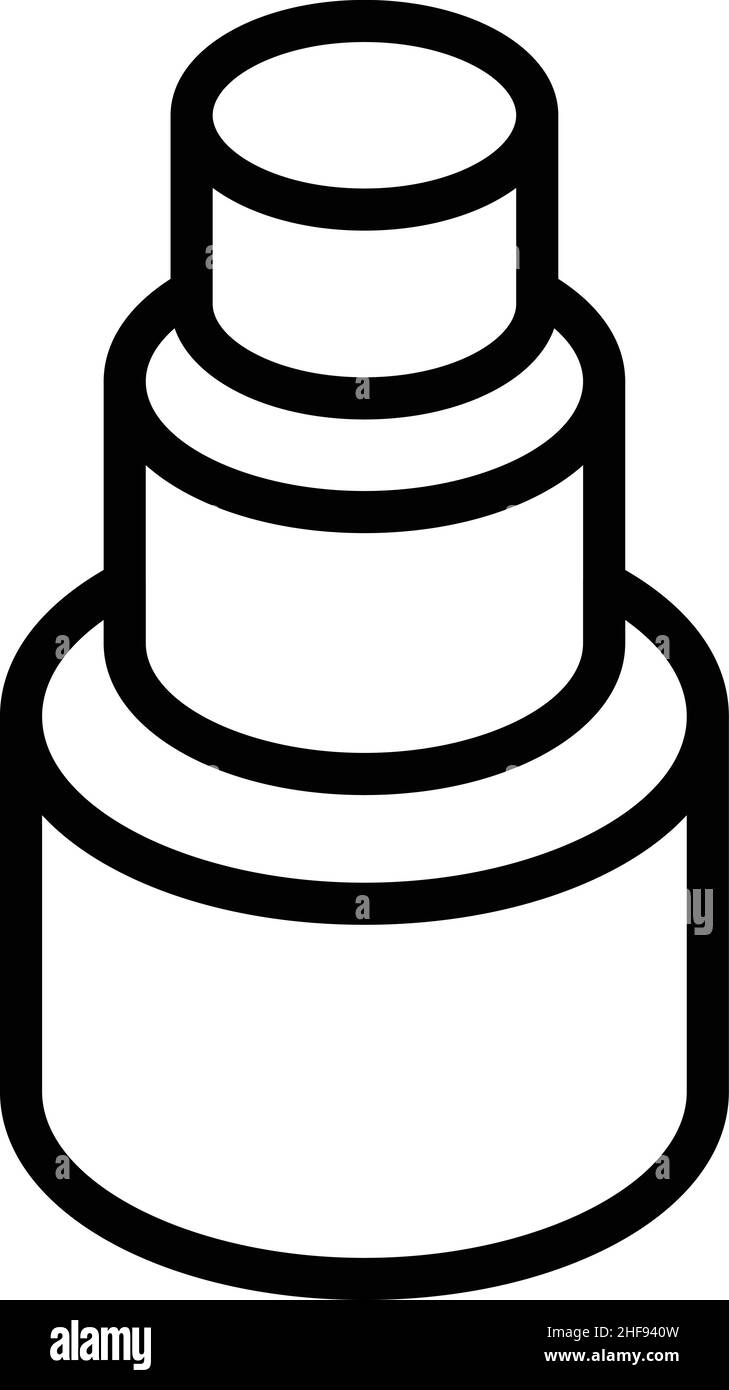 Education toy icon outline vector. Game skills. Montessori development ...