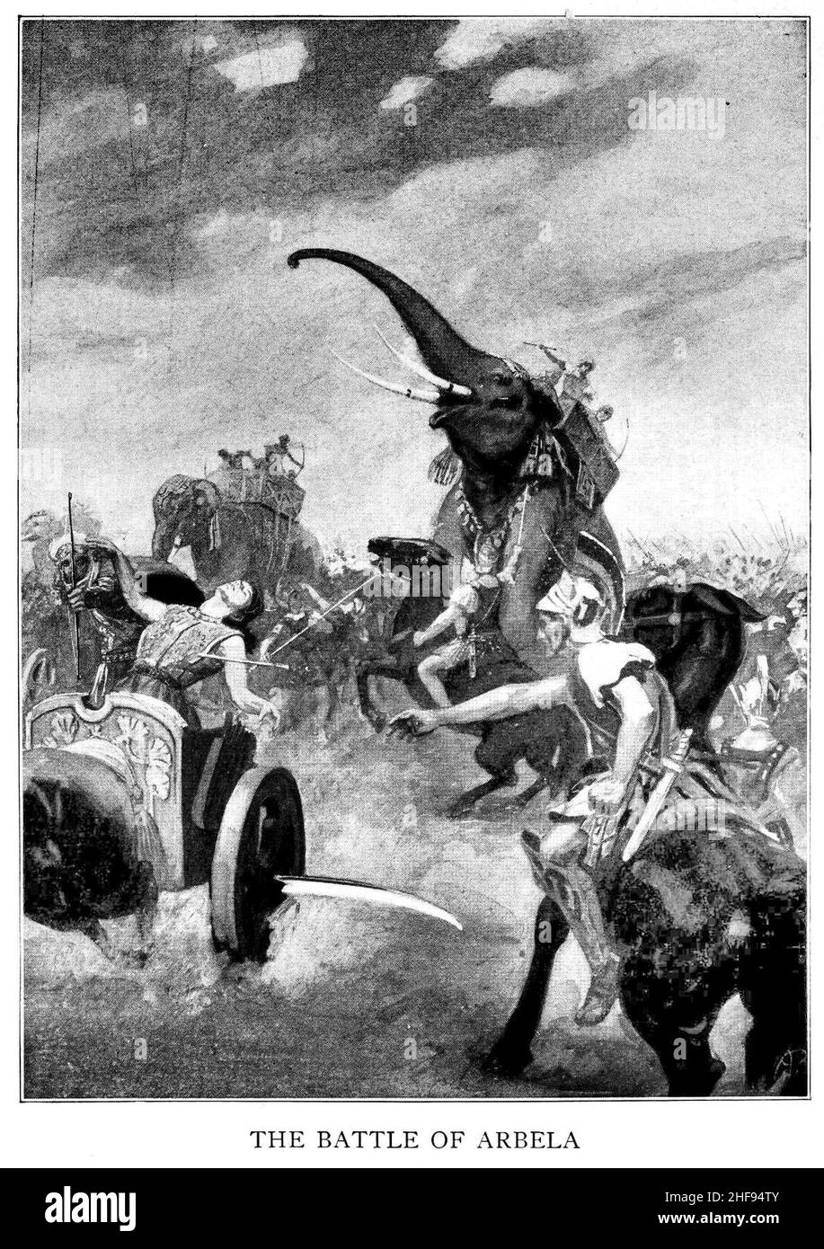 Scene of the Battle of Arbela Stock Photo - Alamy