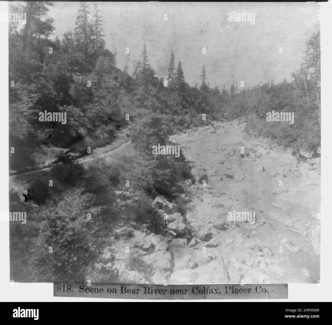 Scene on Bear River near Colfax, Placer Co Stock Photo - Alamy