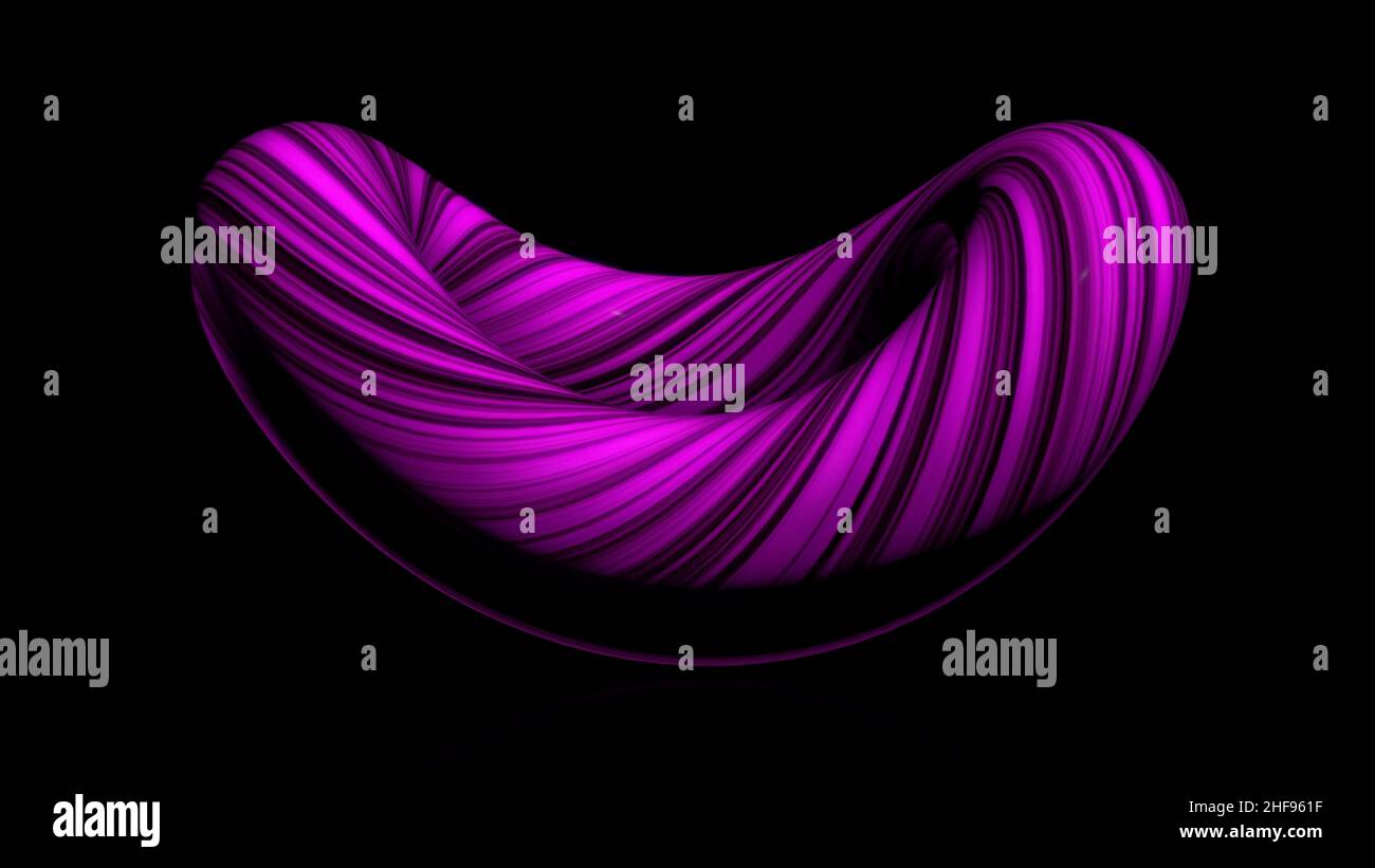 Abstract animated violet motion background of spinning spheres with ...