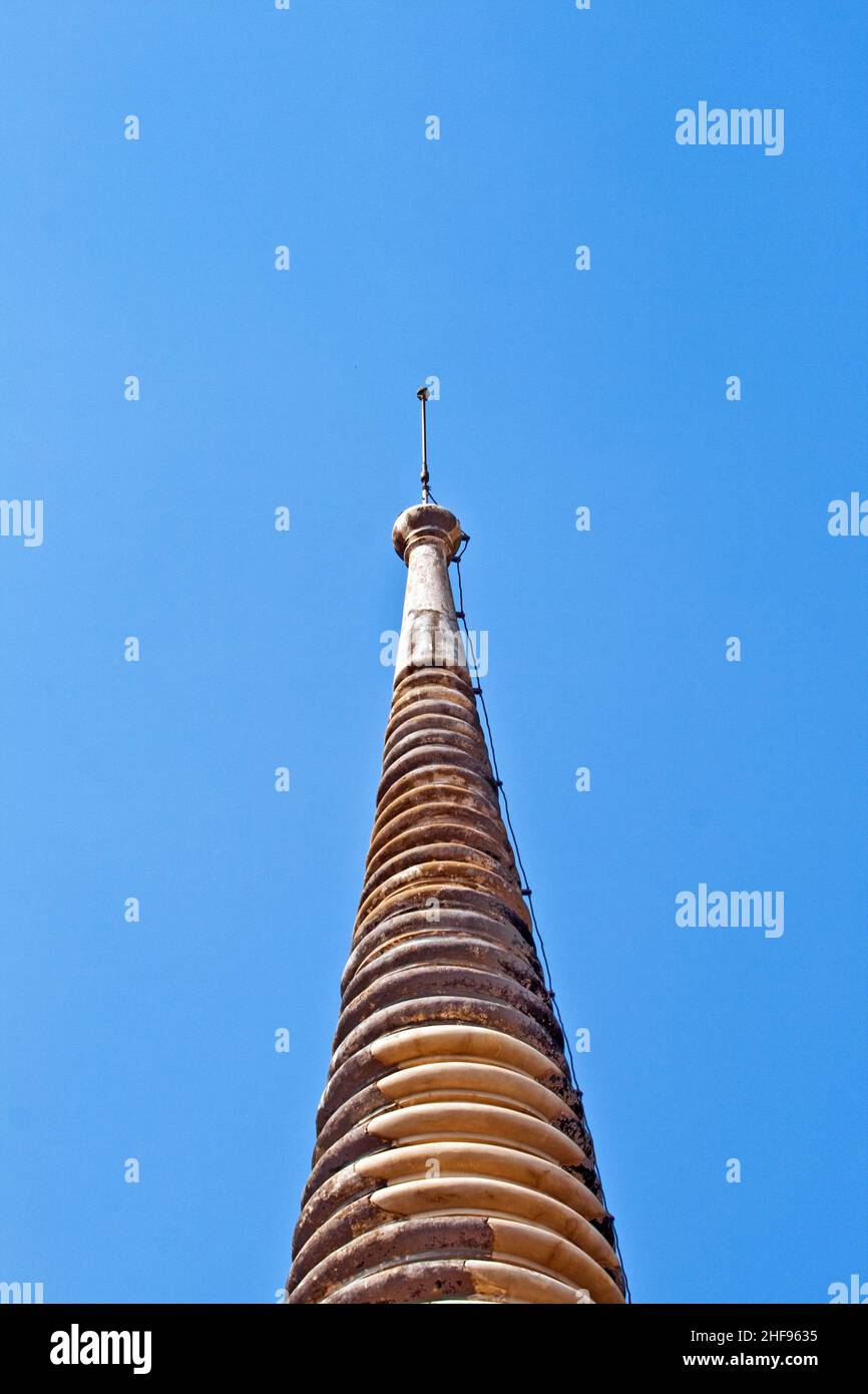 pinnacle of temple in temple area Wat Phra Si Sanphet, Royal Palace in ...