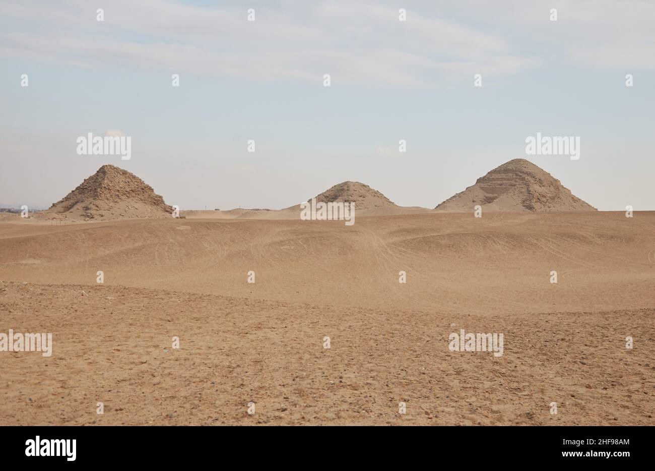 The 5th Dynasty Pyramid Complex of Abu Sir, Egypt Stock Photo - Alamy
