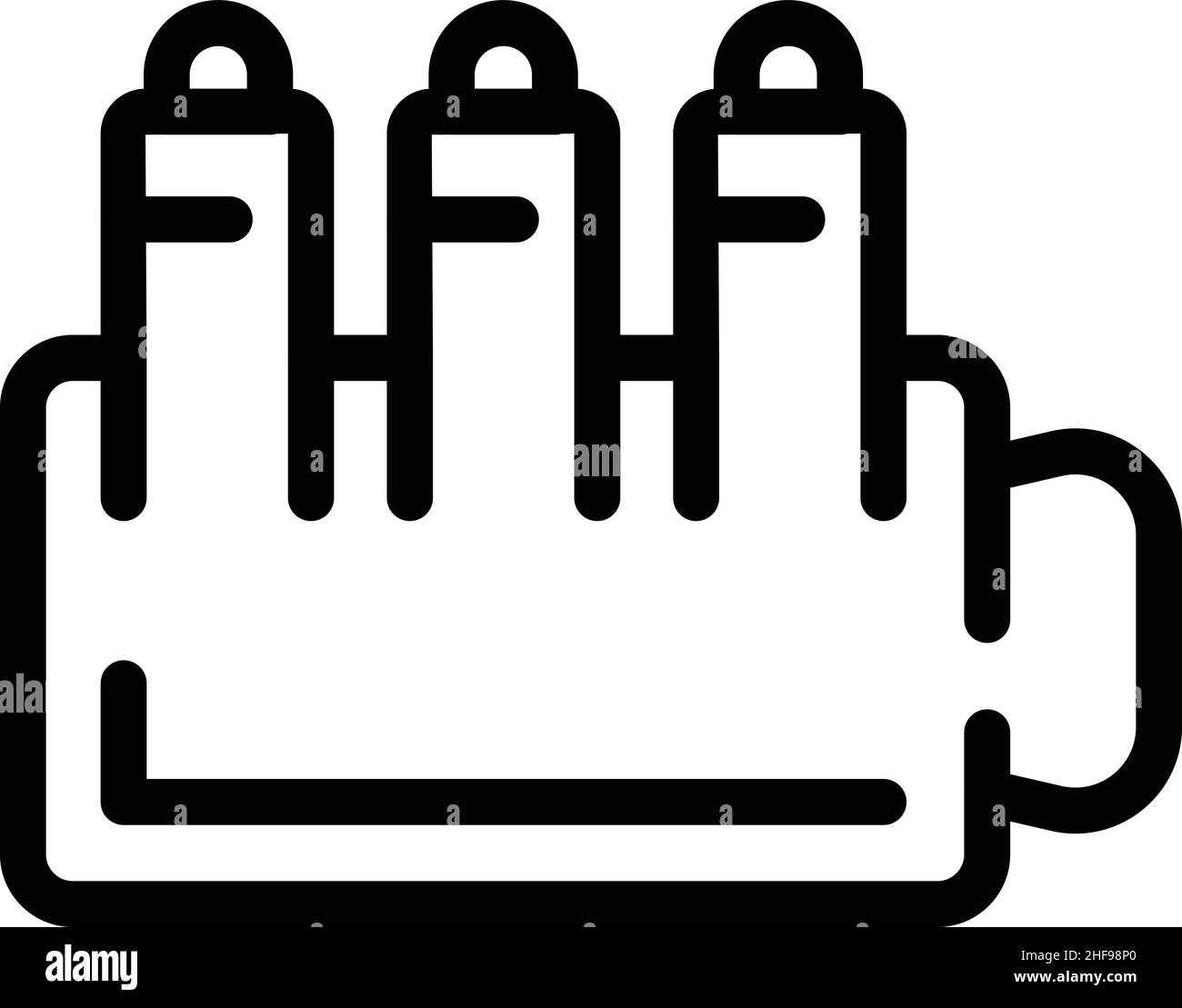 Cartridge ink icon outline vector. Printer equipment. Art machine Stock ...