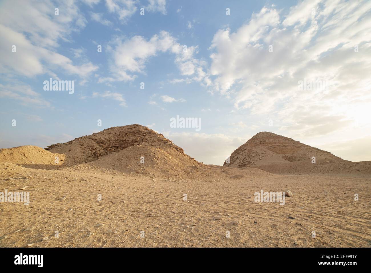 The 5th Dynasty Pyramid Complex of Abu Sir, Egypt Stock Photo - Alamy