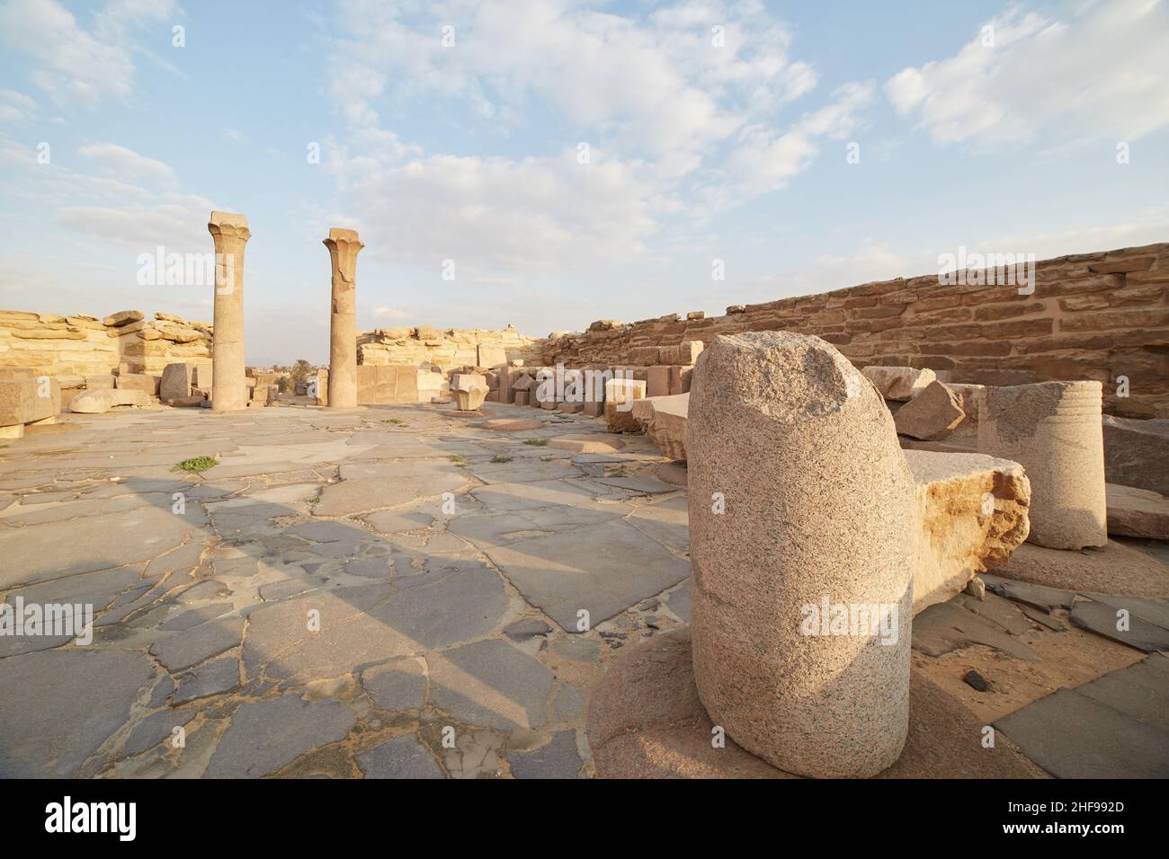 The 5th Dynasty Pyramid of Sahure at Abu Sir, Egypt Stock Photo - Alamy