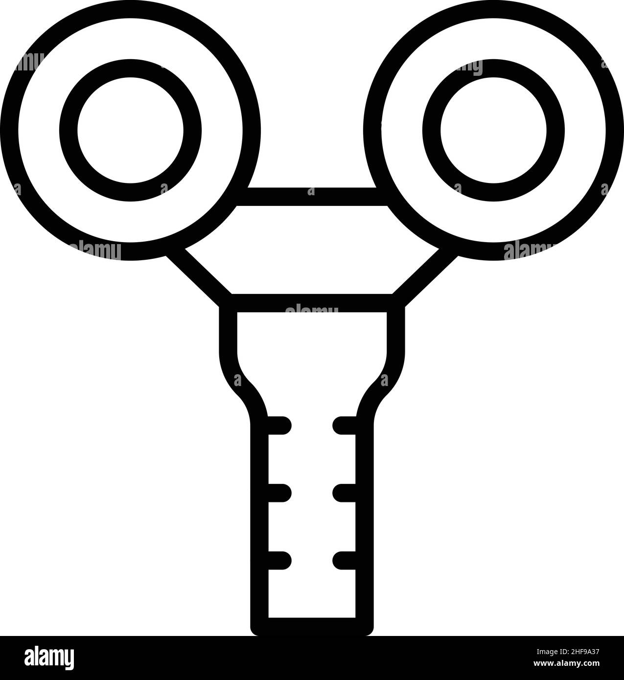 Train traffic lights icon outline vector. Track barrier. Gate light ...