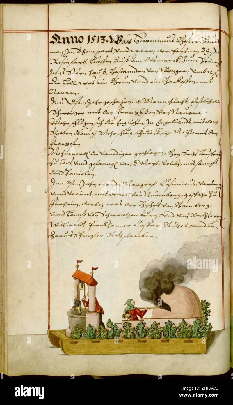 Schembartbuch UB of California Coll. 170 Ms 351 066 Stock Photo - Alamy