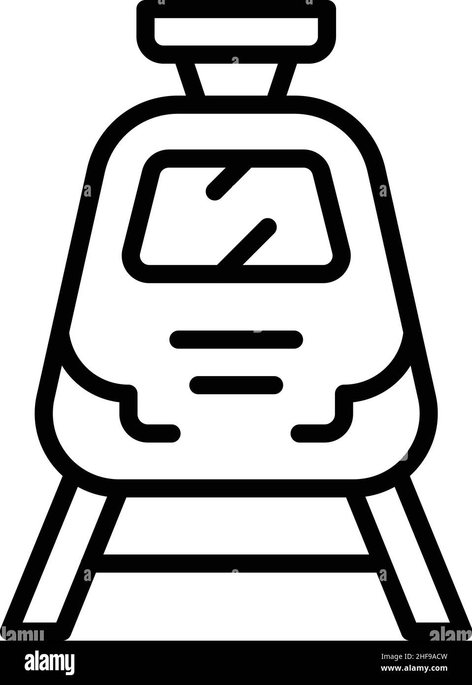 Pedestrian railway crossing Cut Out Stock Images & Pictures - Alamy