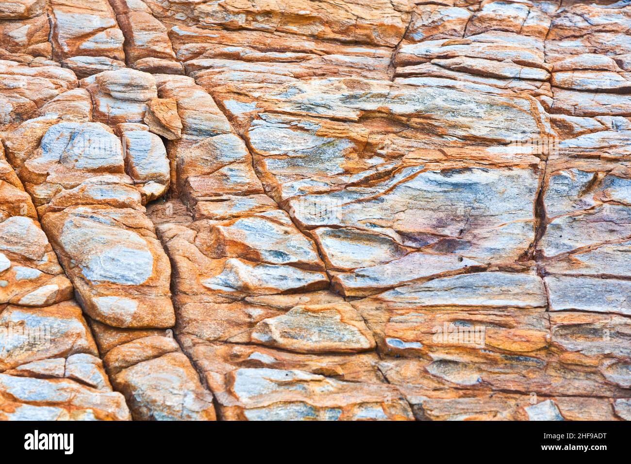 beautiful pattern in Stone at the coast Stock Photo - Alamy