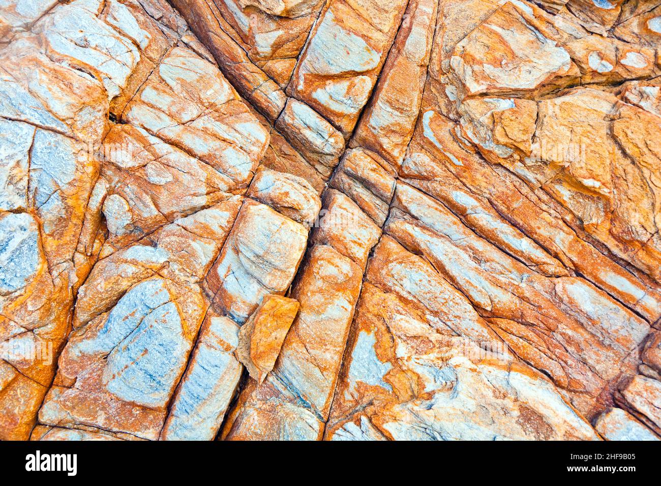 beautiful pattern in Stone at the coast Stock Photo - Alamy