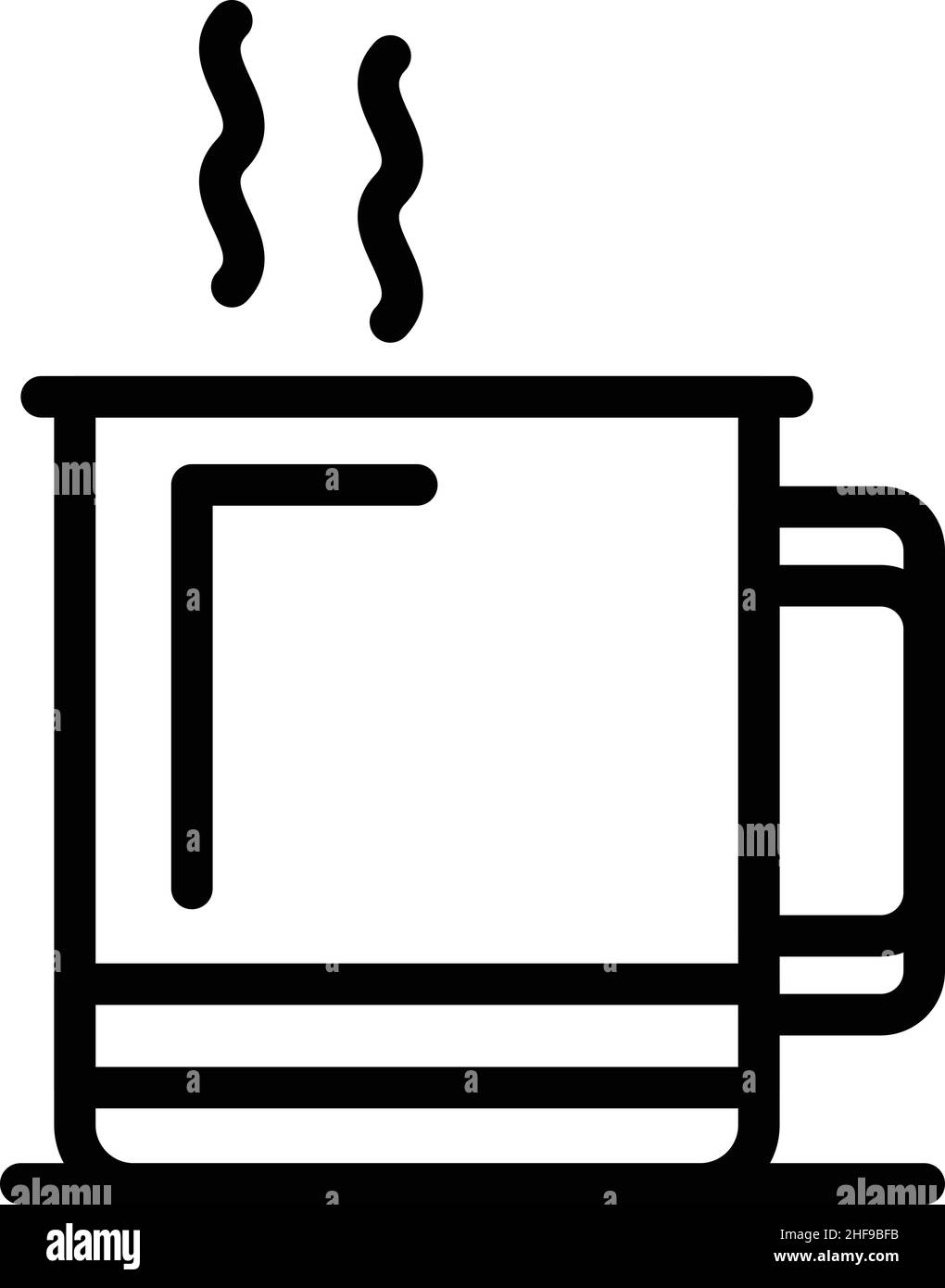 Steaming mug Black and White Stock Photos & Images - Alamy
