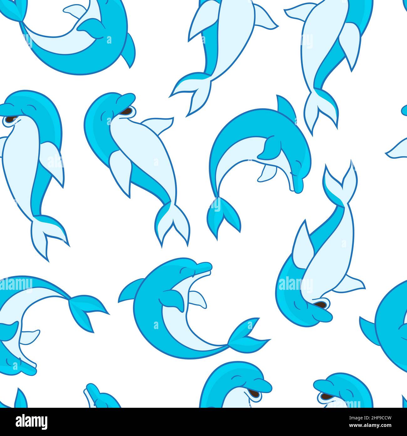 Dolphin pattern hi-res stock photography and images - Alamy