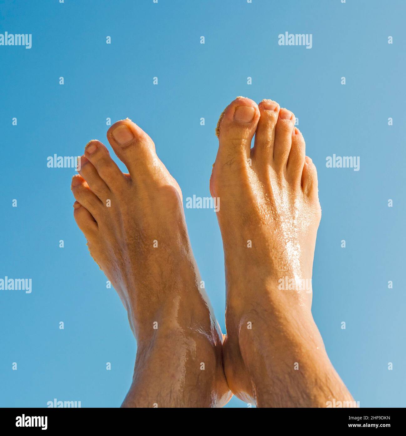 Leg impression hi-res stock photography and images - Alamy