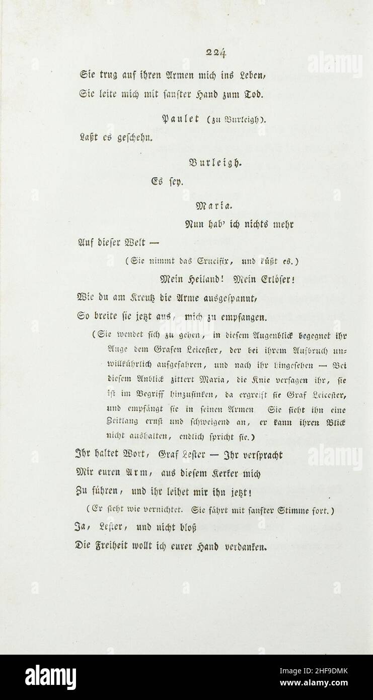 Schiller Maria Stuart 224 Stock Photo - Alamy