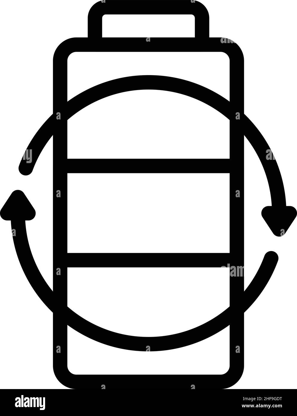 Recharge full battery icon outline vector. Load fuel. Charge energy ...