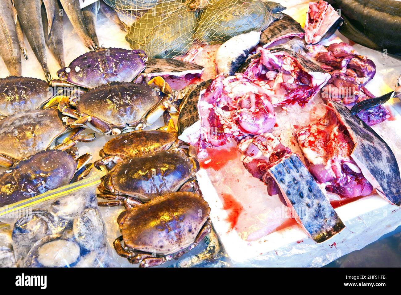 fresh fish at the market Stock Photo - Alamy