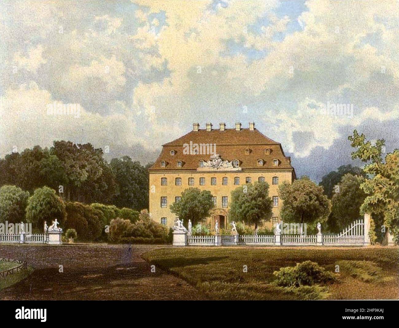 Schloss Altdoebern Sammlung Duncker Stock Photo - Alamy