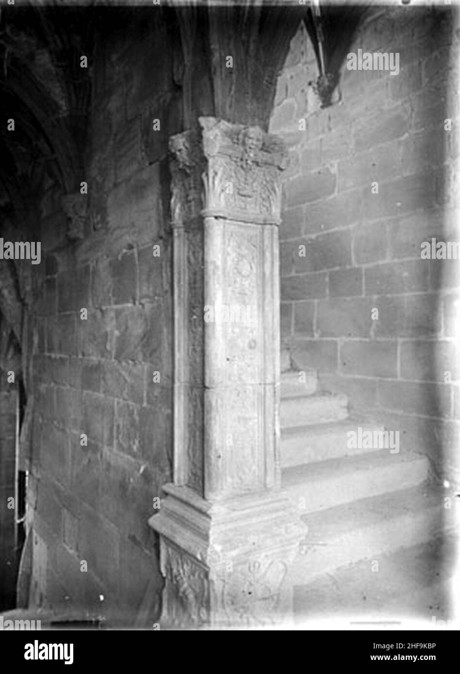 Schloss Assier Treppenhaus Stock Photo - Alamy