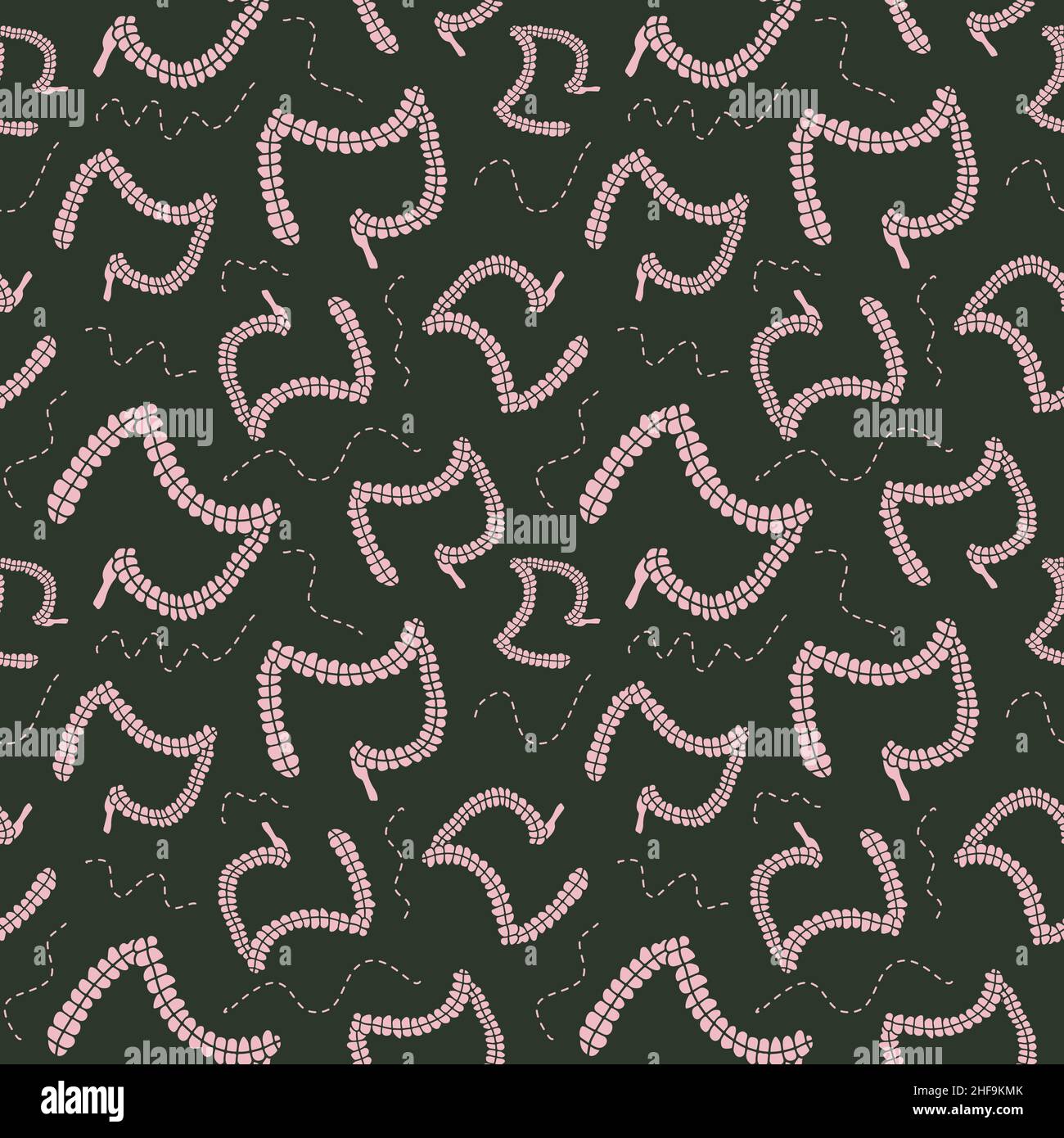 Bowel texture repeating pattern for gastroenterologist background. Fun ...