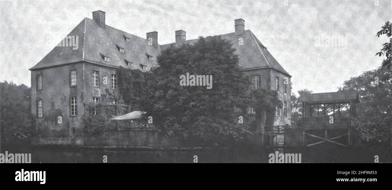 Schloss Grimberg 01 1908 Ludorff Stock Photo - Alamy