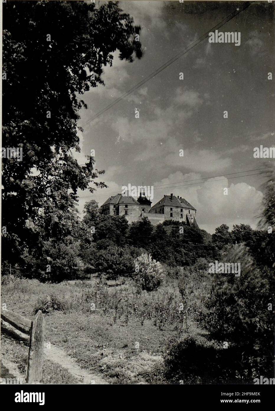 Schloss in Olesko 1917 Stock Photo - Alamy