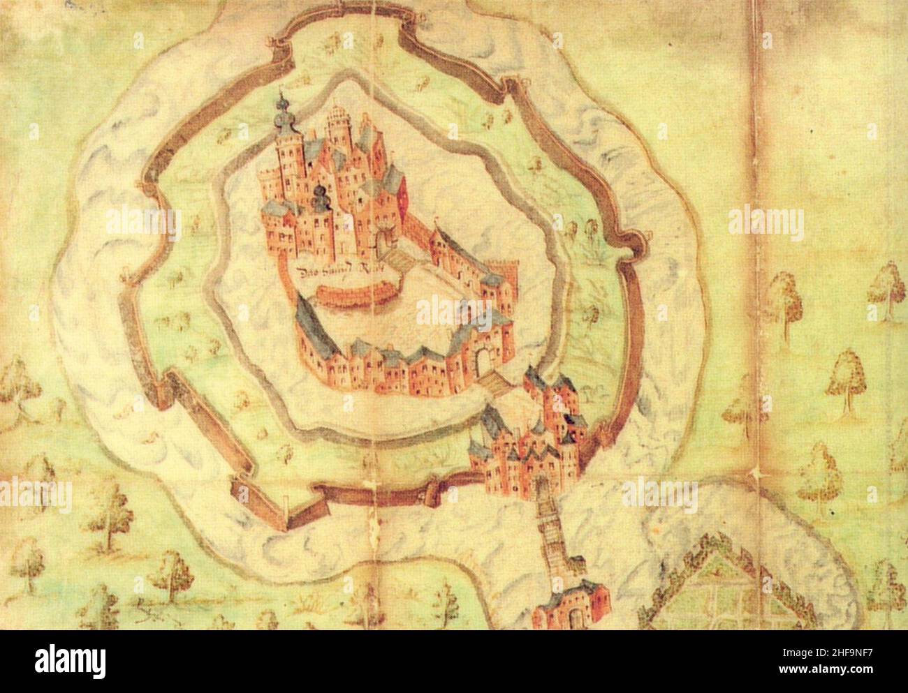 Schloss Rheydt 1596 Stock Photo - Alamy