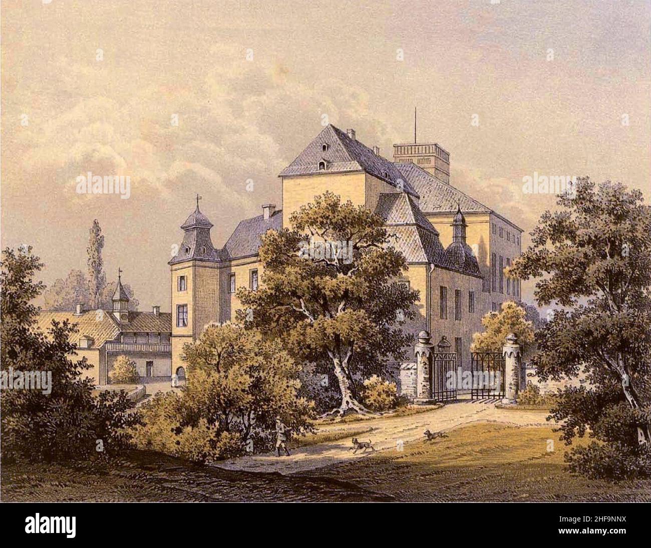 Schloss Schellenberg Sammlung Duncker Stock Photo - Alamy