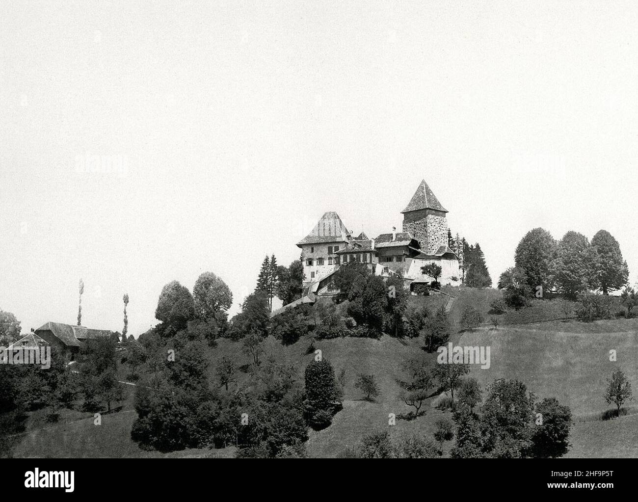 Schloss Trachselwald 1895 Stock Photo - Alamy