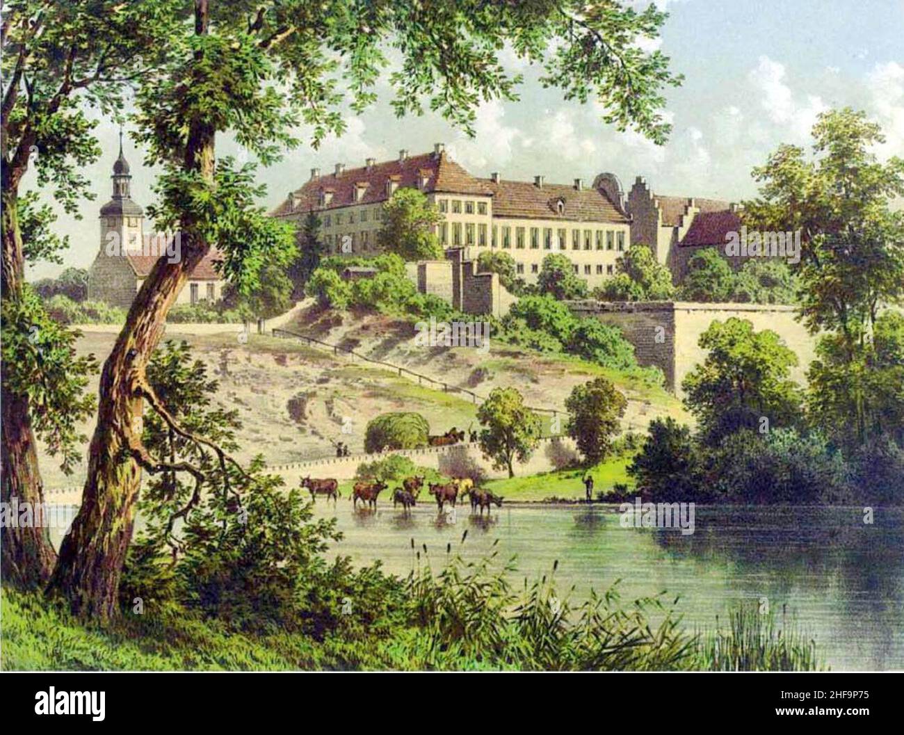 Schloss Walbeck Sammlung Duncker Stock Photo - Alamy