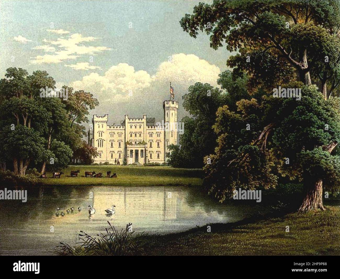 Schloss Wartenberg Sammlung Duncker Stock Photo - Alamy